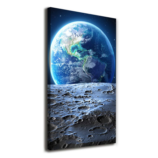 Brayden Studio Planet Erde - Kunstdrucke auf Leinwand - Wrapped Canvas | Wayfair.de